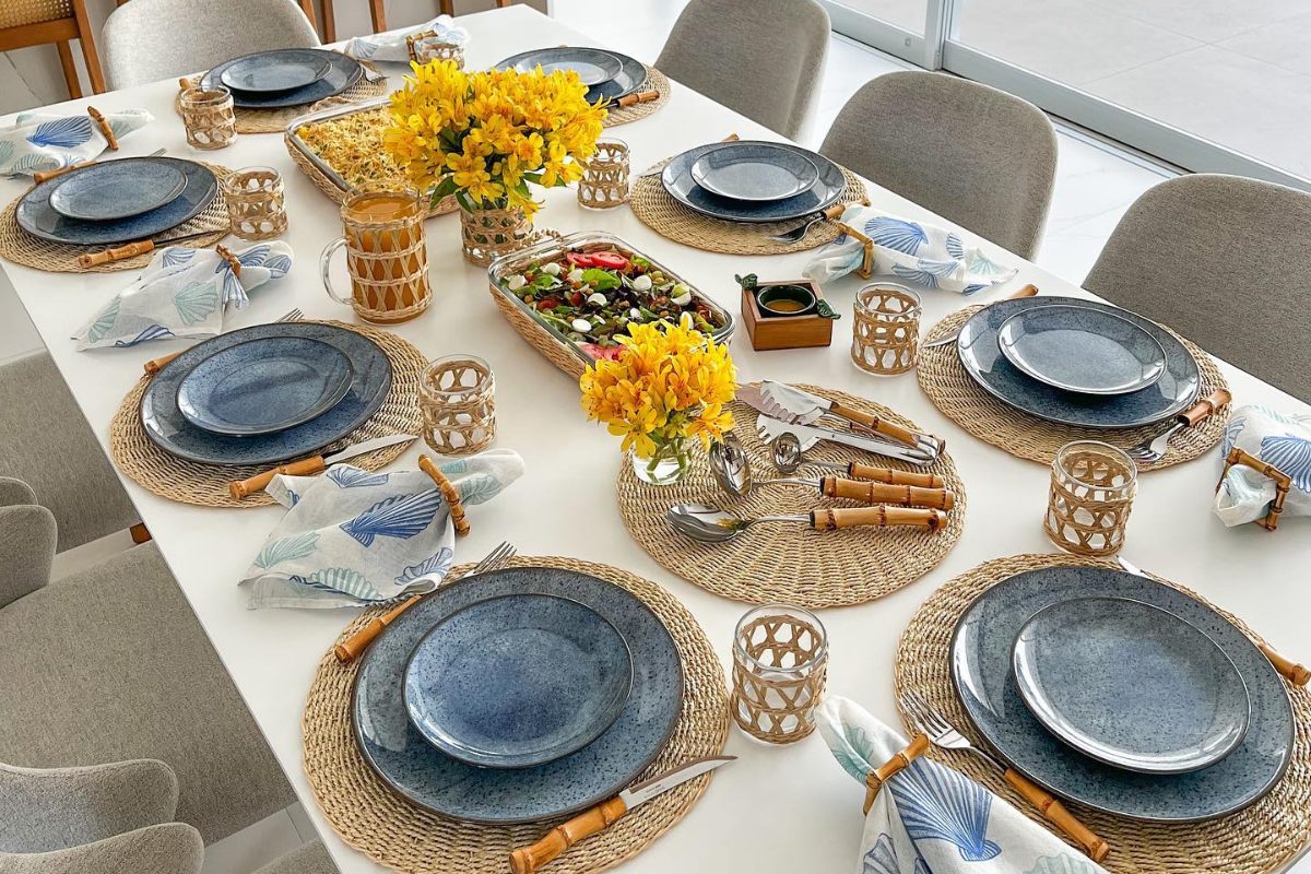 35 ideias de mesa posta almoço simples e barata para arrasar