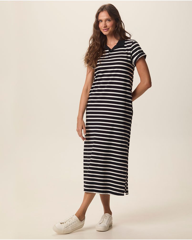 32 Ideias de Vestido Casual Listrado Gola Polo para 2026